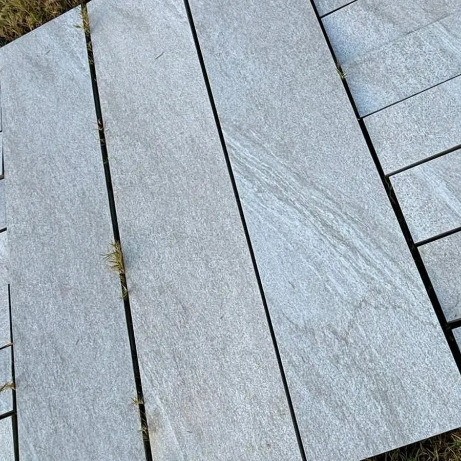 County Light Grey Porcelain Edging Planks 900 x 200 | Stone Paving Direct