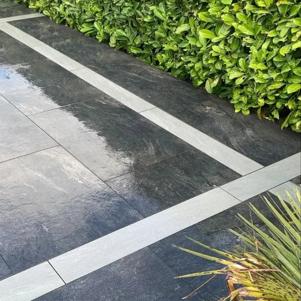 Kandla Grey Porcelain Paving Slabs 900 x 600 | Stone Paving Direct