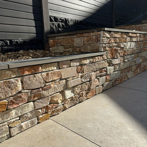 Oyster Quartz Stone Cladding Z Tiles Clad Panels Cement Baking | Stone ...