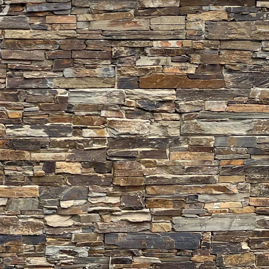 Multicolour Slate Stone Cladding Z Tiles Clad Panels Cement Baking | Stone Paving Direct