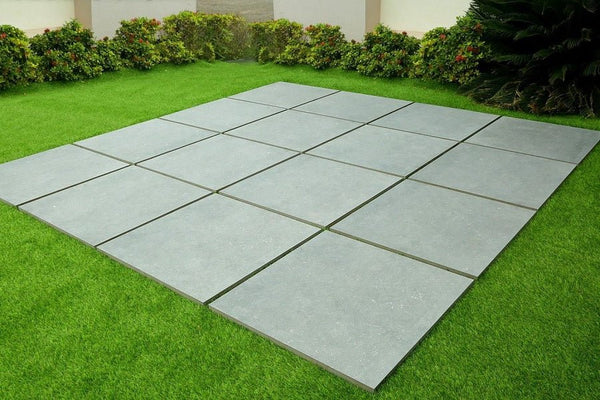 Dark Grey Porcelain Paving Slabs Belgium Stone 900x600 | Stone Paving ...