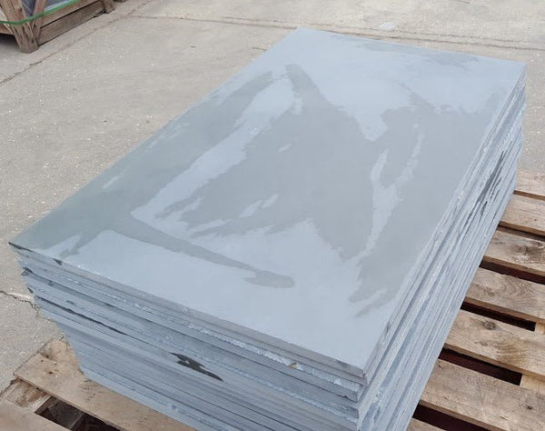 Grey Slate Paving Slabs, Brazilian Slate 600x600x20mm | Stone Paving Direct