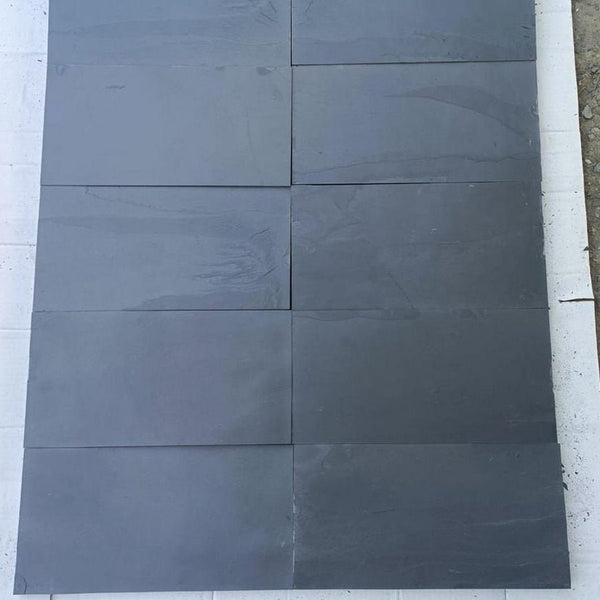 Black Slate Paving, Slate Slabs Pavers 900 x 600 x 20 | Stone Paving Direct