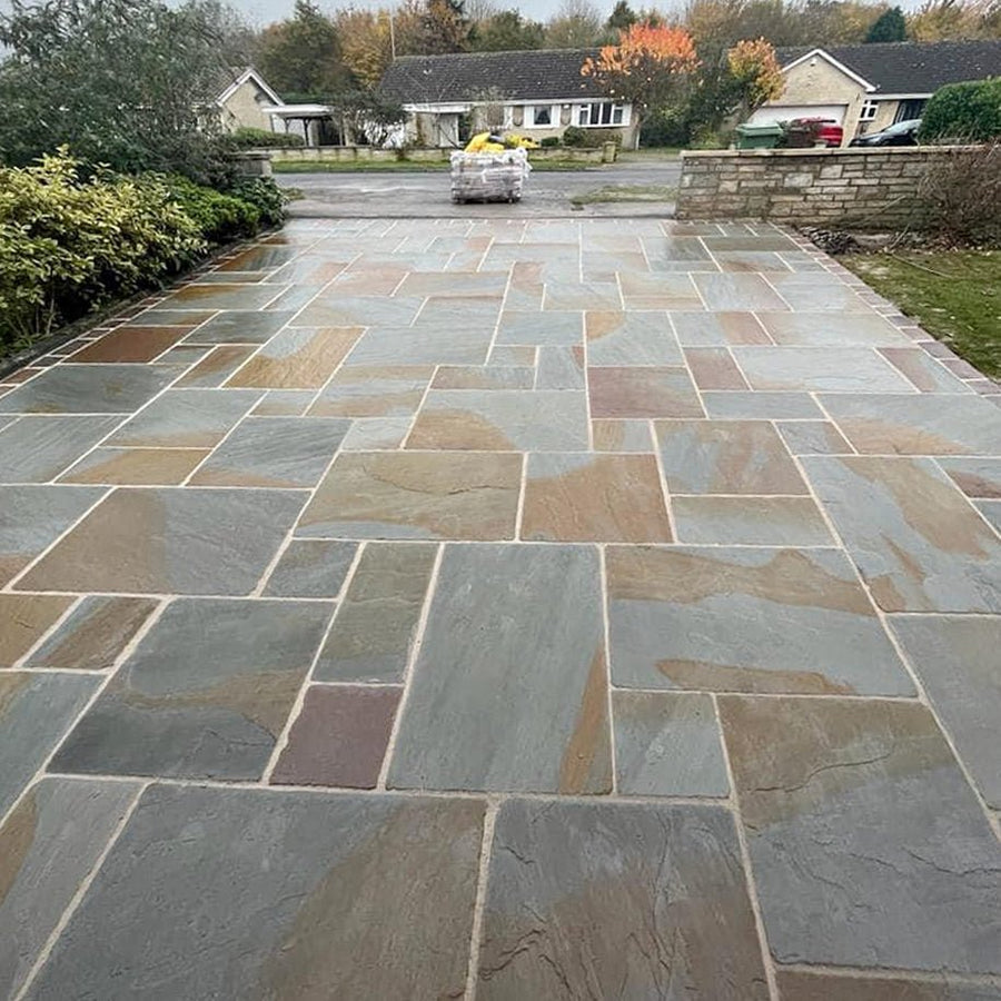 Indian York Sandstone Paving Slabs Patio Packs | Stone Paving Direct