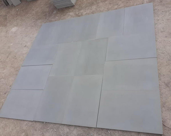 Kandla Grey Smooth Indian Sandstone Paving Slabs 600x600 | Stone Paving ...