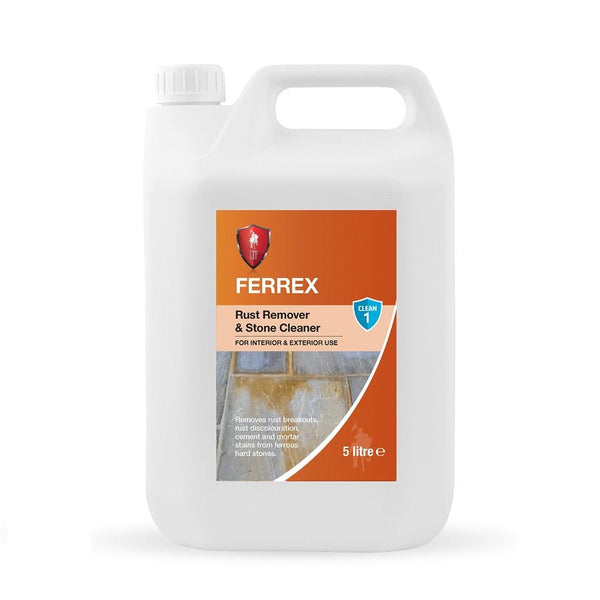 LTP Ferrex - Removes Rust Outbreaks from Ferrous Hard Stones 5 Litres ...