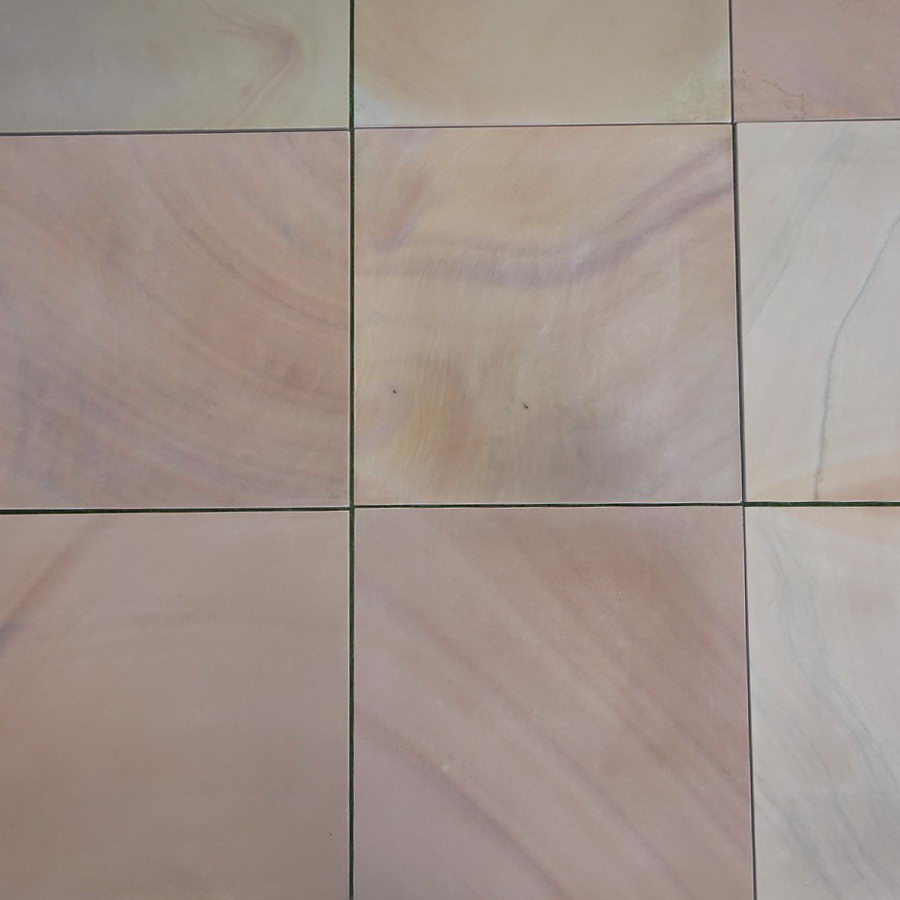 Rippon Buff Smooth Indian Sandstone Paving 600x600 | Stone Paving Direct