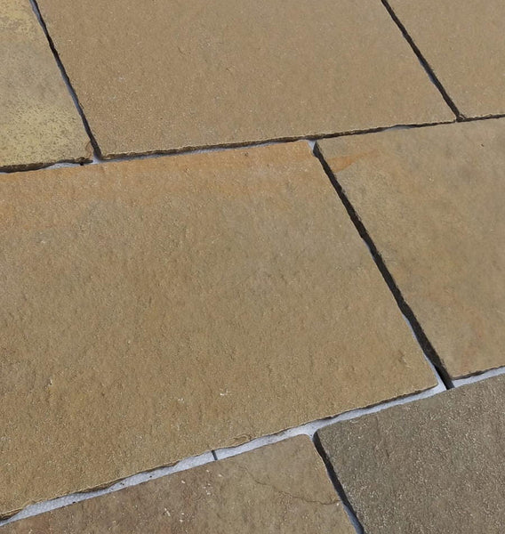 Tandur Yellow Limestone Paving Tumbled Antique Slabs 900x600 | Stone ...