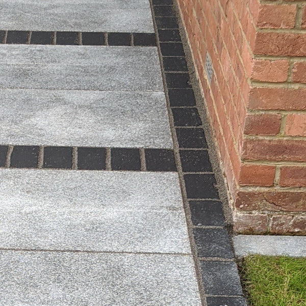 Black Limestone Setts Cobbles 200x100x50 | Stone Paving Direct