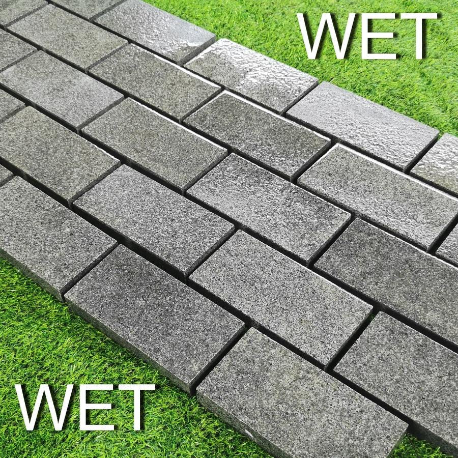 Blue Grey Granite Setts Sawn Edges 200x100x30 | Stone Paving Direct