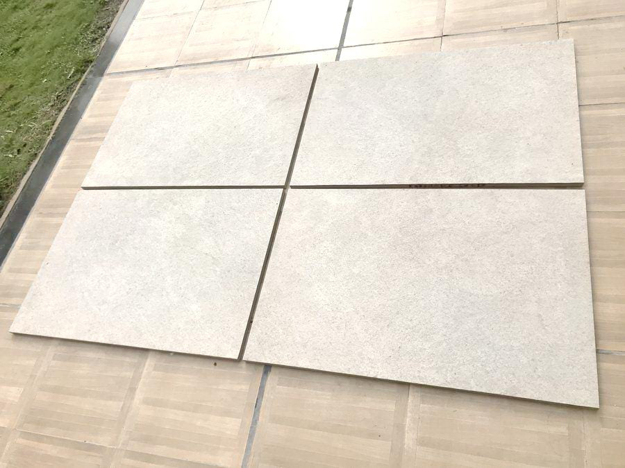 Cream Porcelain Tile MKM Outdoor Porcelain Tile, Cream, 600 X 600 X