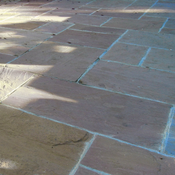 Raj Green Indian Sandstone Paving Slabs 900x600 22mm | Stone Paving Direct