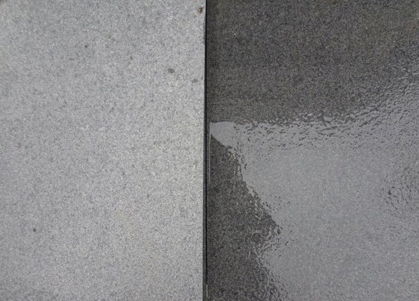 Blue Grey Granite Paving Slabs, Mid Grey 900x600 | Stone Paving Direct